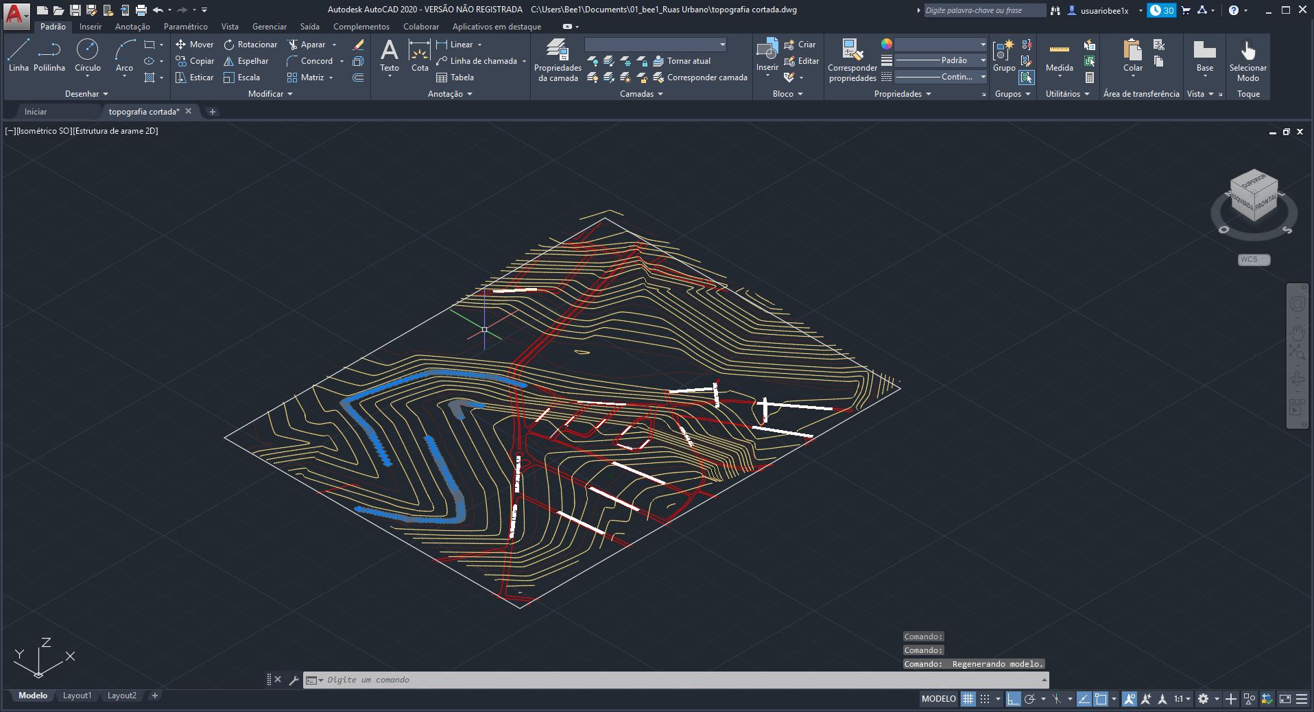 Como preparar layout de ruas no CAD para usar como topografia no Revit ... Como preparar layout de ruas no CAD para usar como topografia no Revit ...